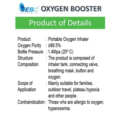 ESC Oxygen Inhaler (1000ml) - GNT Premium Solution
